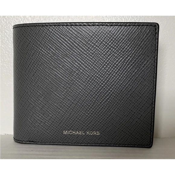 Michael Kors | Bags | New Michael Kors Harrison Mens Slim Billfold ...
